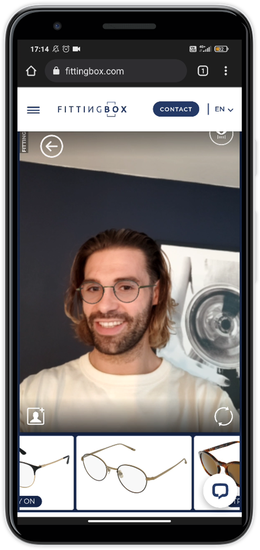 Fittingbox 's ultra realistic 3D renderings